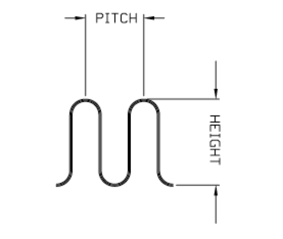 Pitch & Height Diagram - DME Expansion Joints